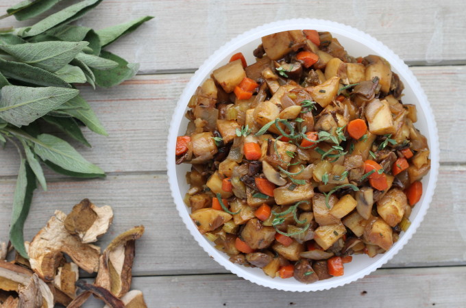 Wild Mushroom & Parsnip Stuffing - zenbelly