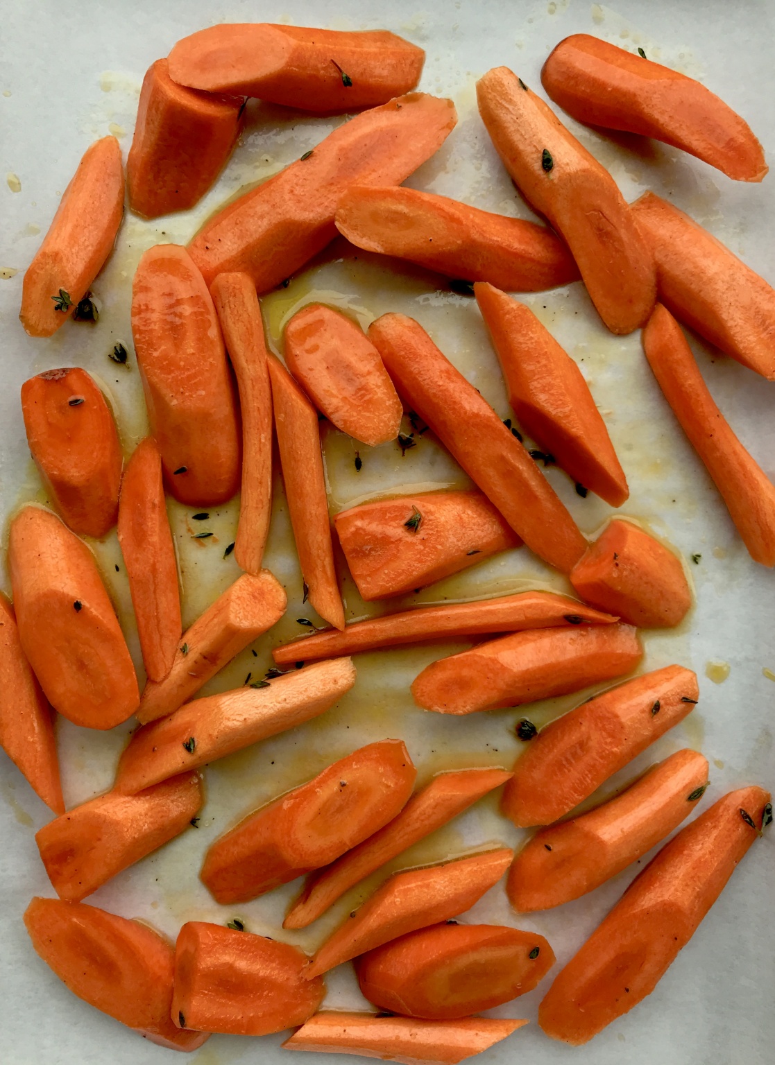 roasted carrots with honey + thyme | zenbelly
