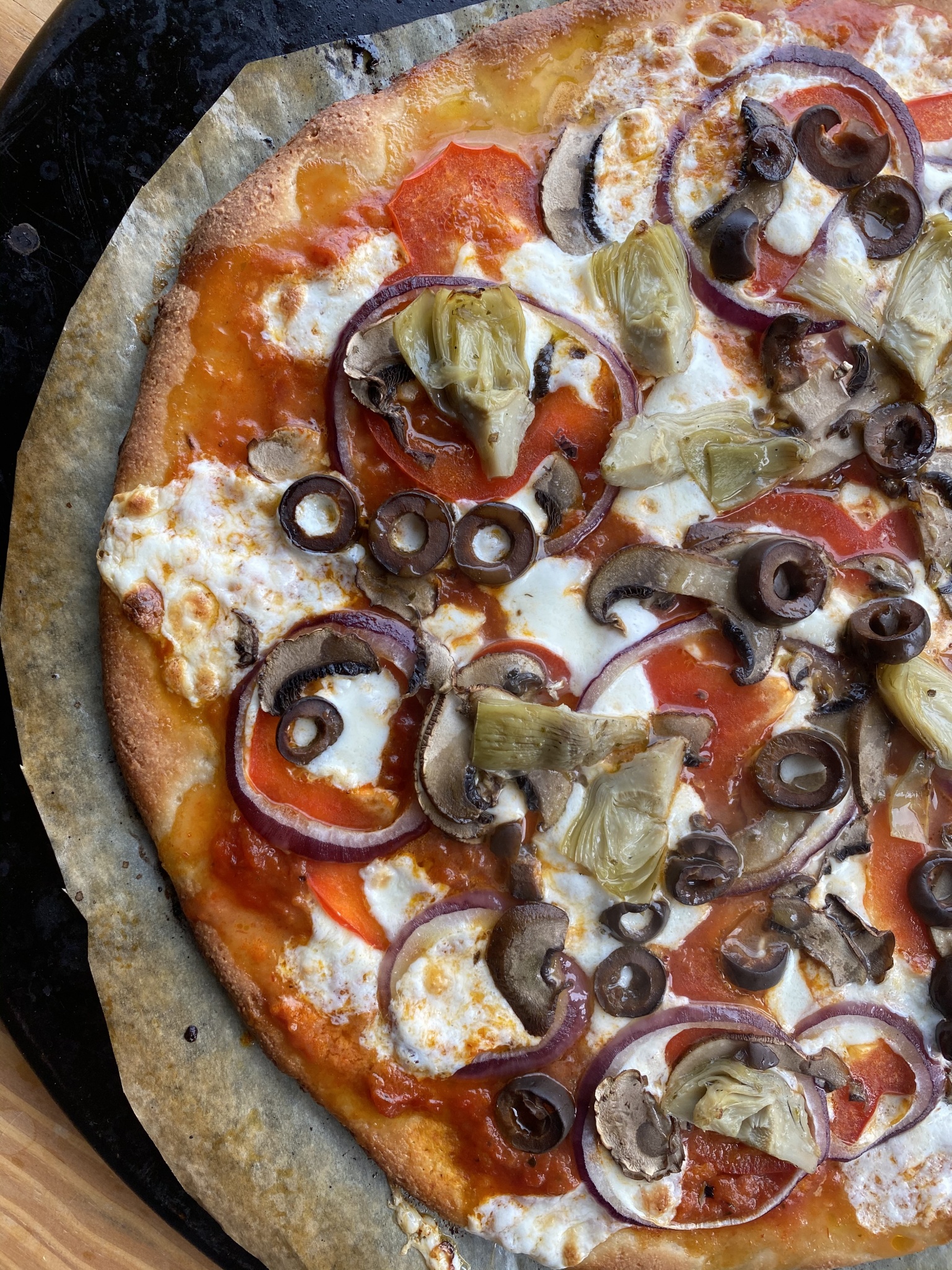 gluten-free pizza crust (NY Style)
